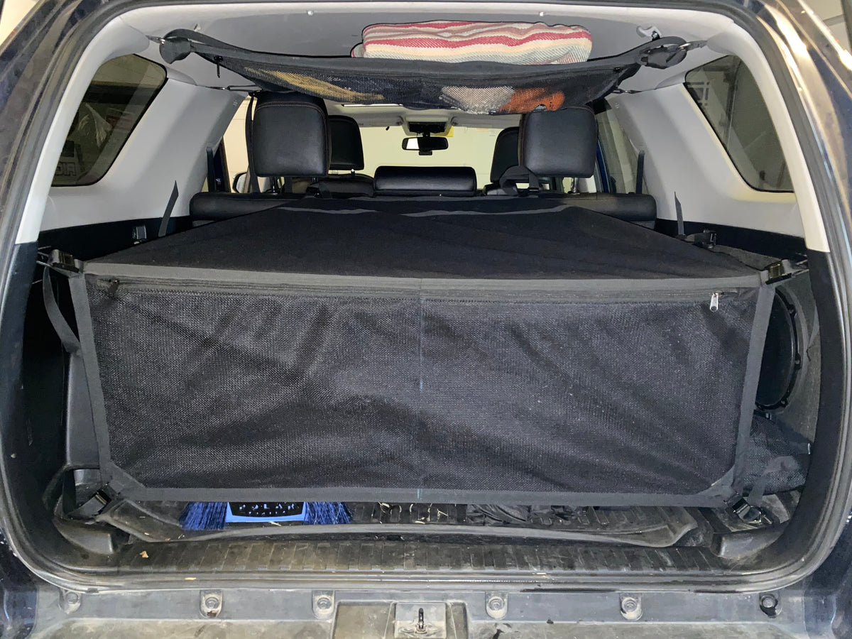 Cargo Cover for 4Runner 5th Gen w Zippered Compartments – Toyota Nets